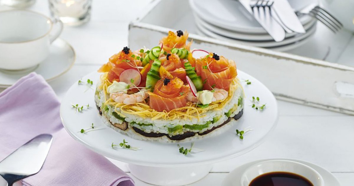 Pastel de sushi | Receta | Kikkoman